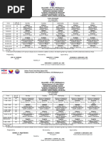 Class Program Grade 6 SY.2024 2025 | PDF | Government | Philippines