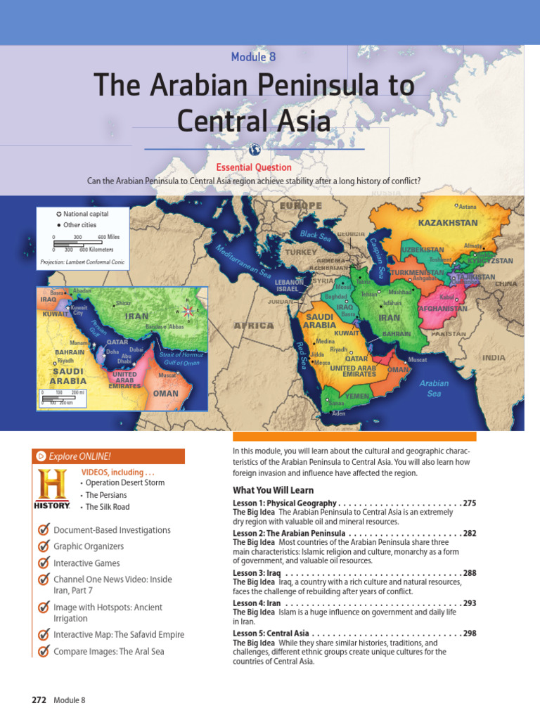 Module 8 Textbook Pages | PDF | Arabian Peninsula | Desert