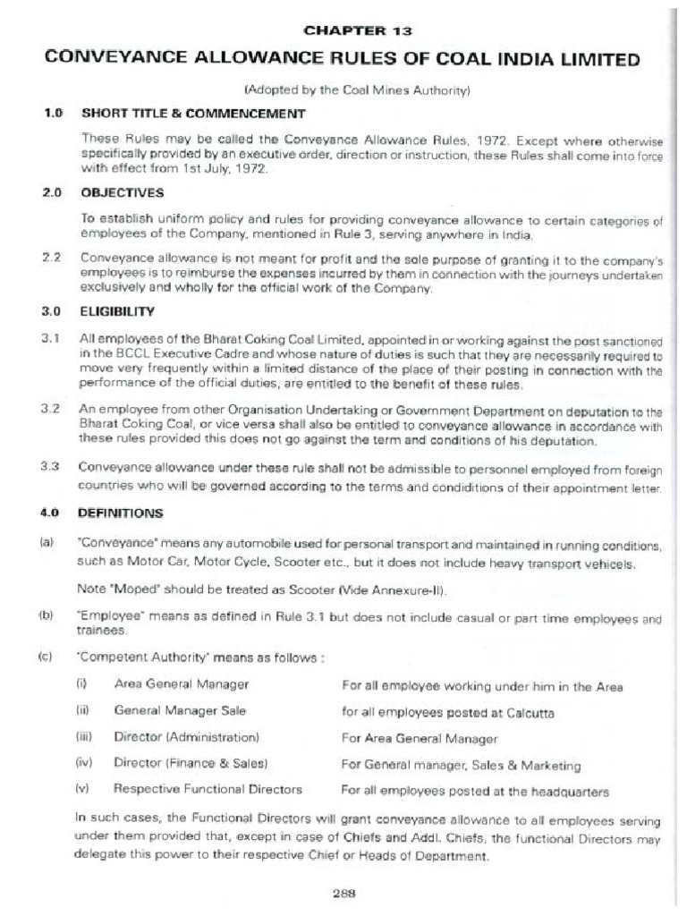 Conveyance Allow | PDF