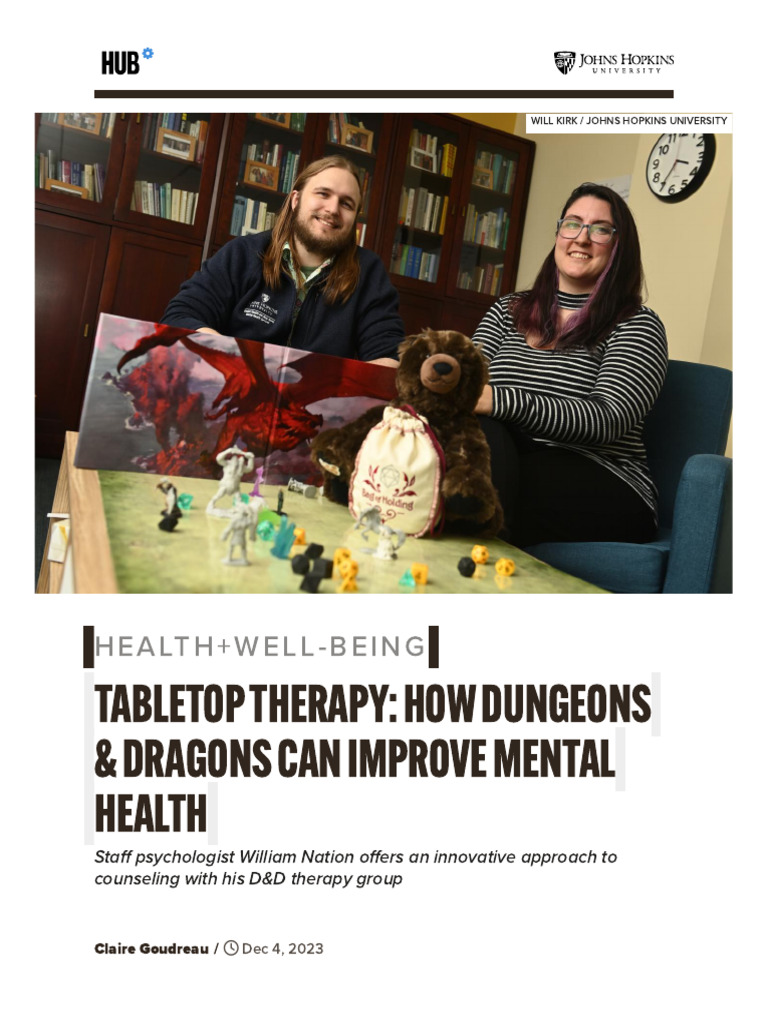 Tabletop Therapy - How Dungeons & Dragons Can Improve Mental Health ...