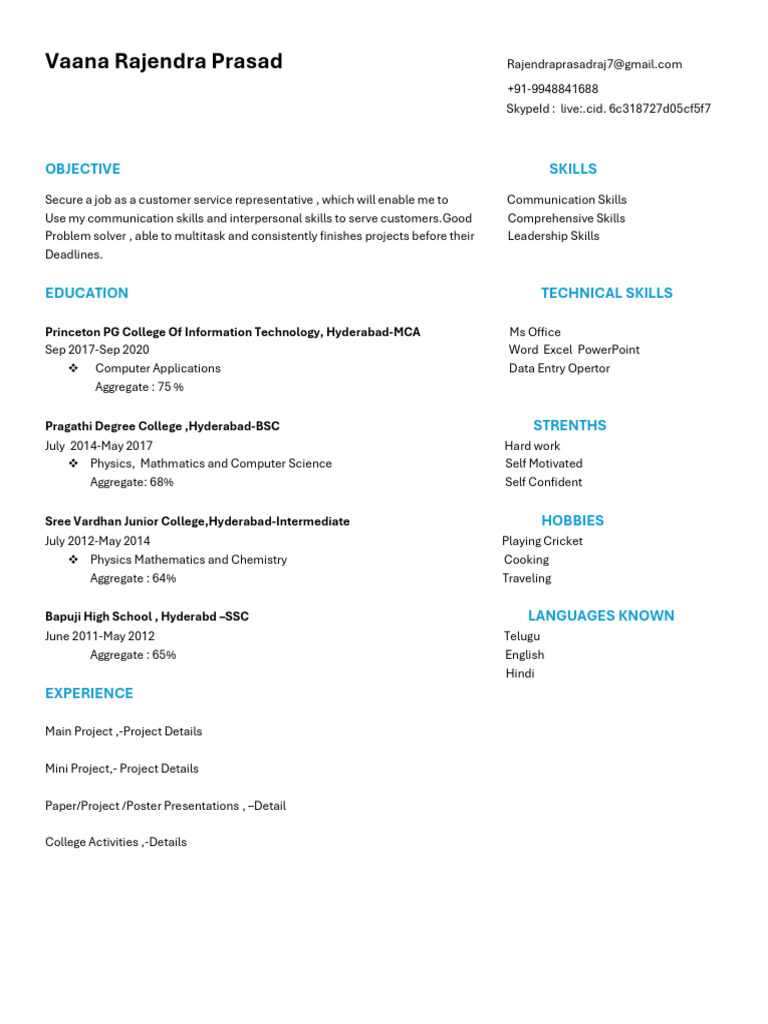 rp resume (1) | PDF | Communication | Science