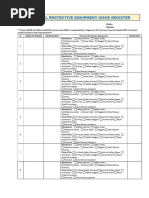 001 PPE Issue Register | PDF | Personal Protective Equipment | Sports ...