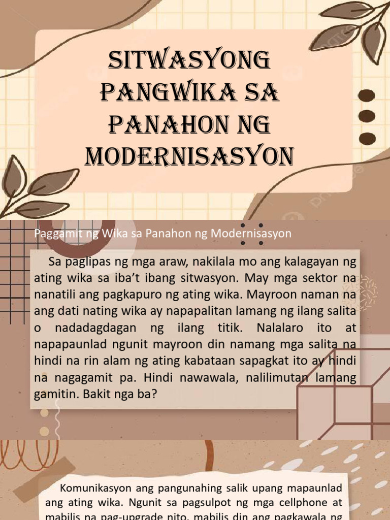 Kompan Modernisasyon | PDF
