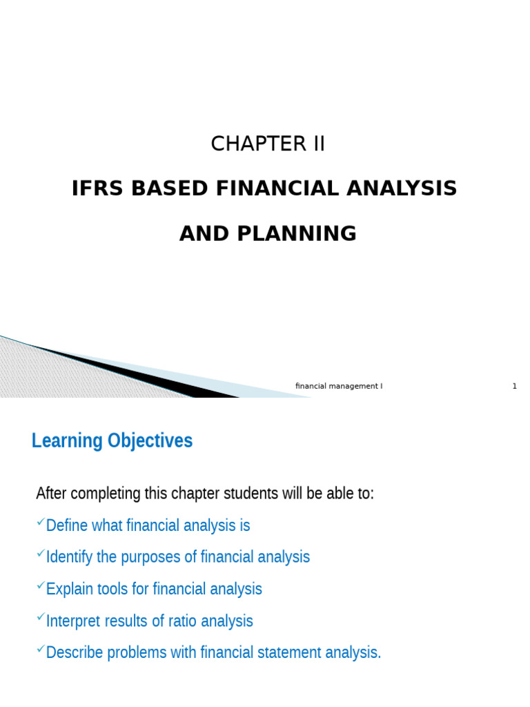 IFRS Financial Analysis Guide | PDF | Debt | Dividend