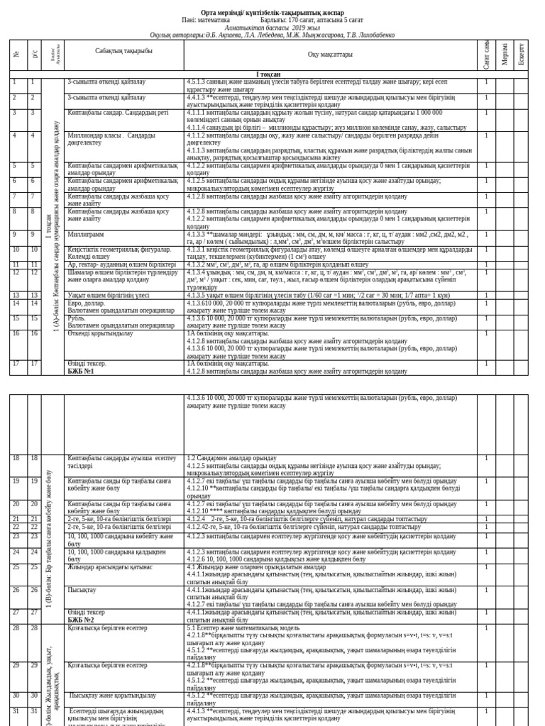 МАТЕМ 4 кл 0709 | PDF