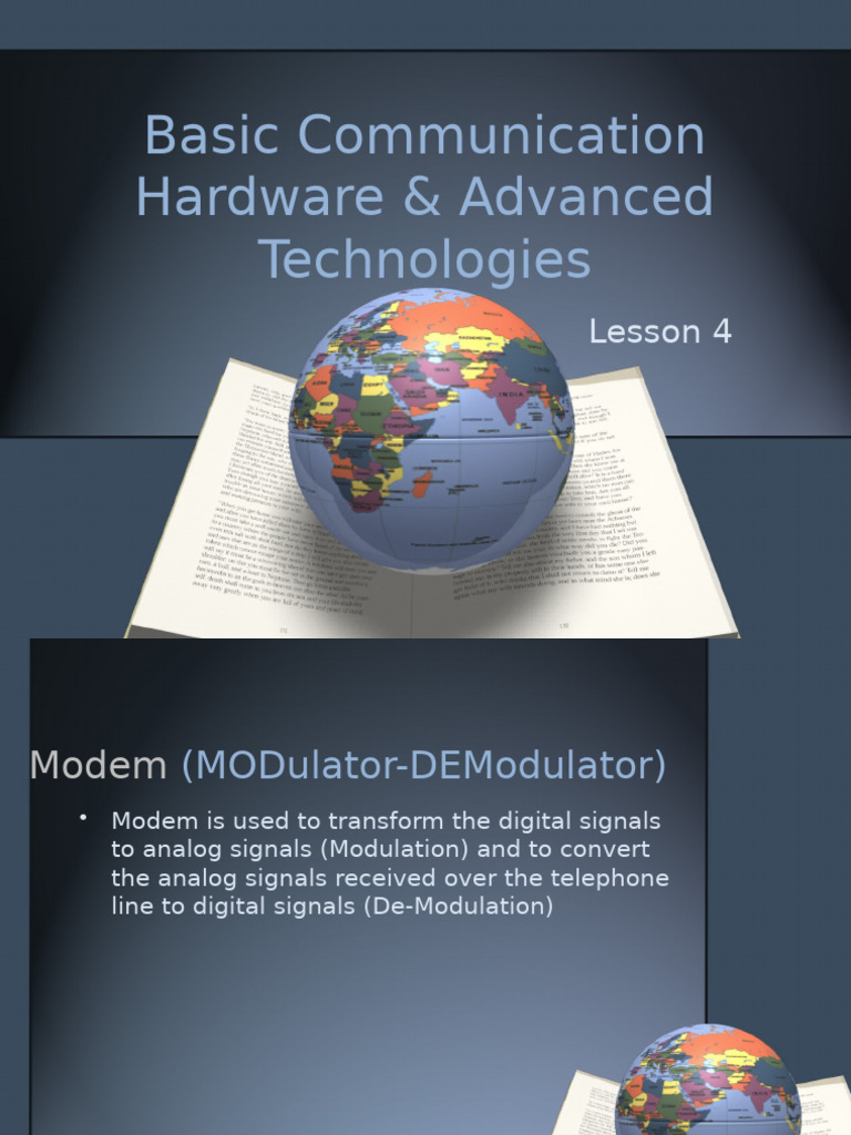 Basic Communication Hardware | PDF Basic Communication Hardware | PDF