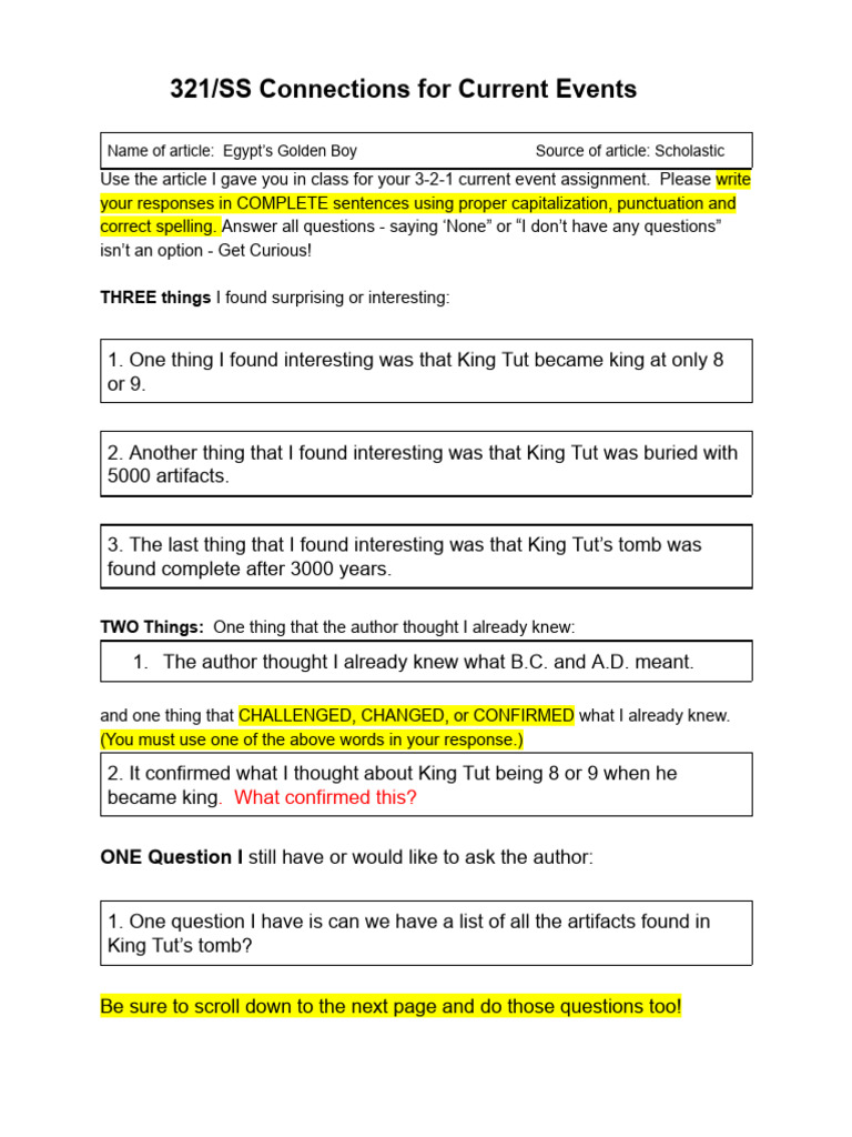 Logan Olson - W6A - 321SS Connections Egypt's Golden Boy (C-BurkeSS6 ...