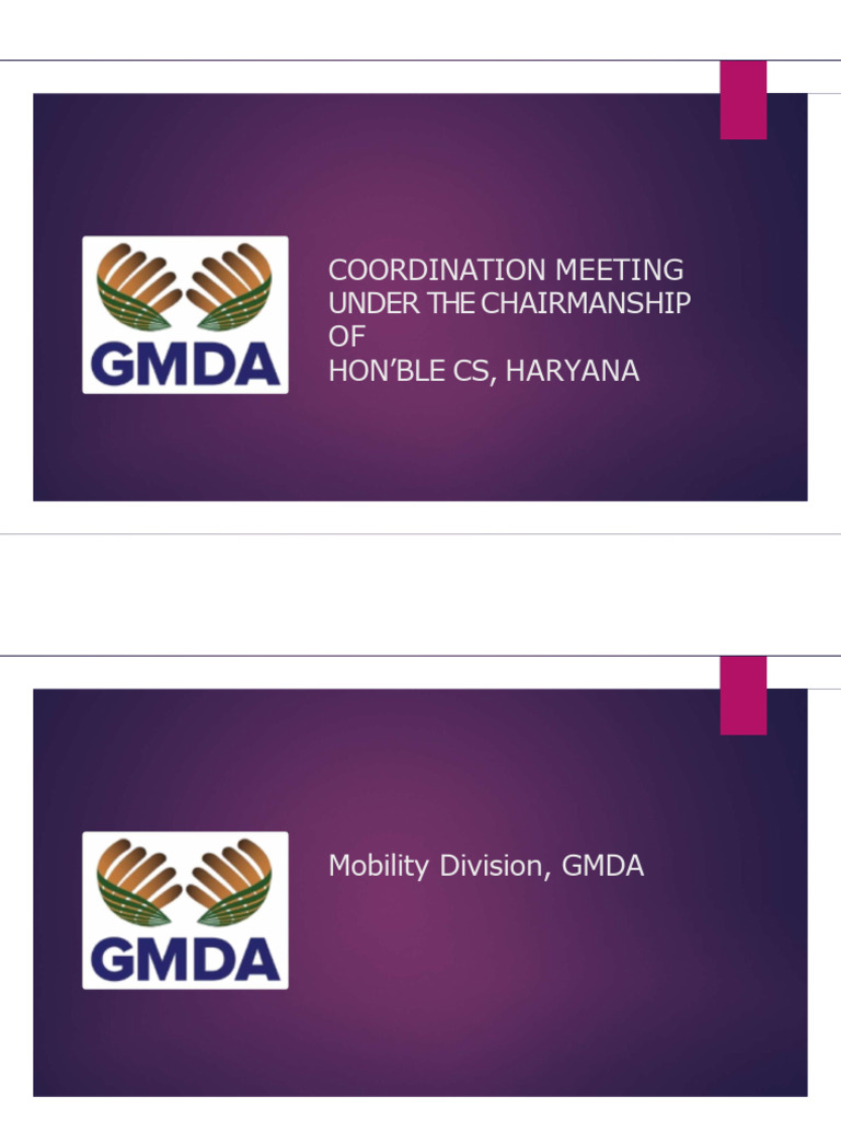 Mobility Division GMDA | PDF
