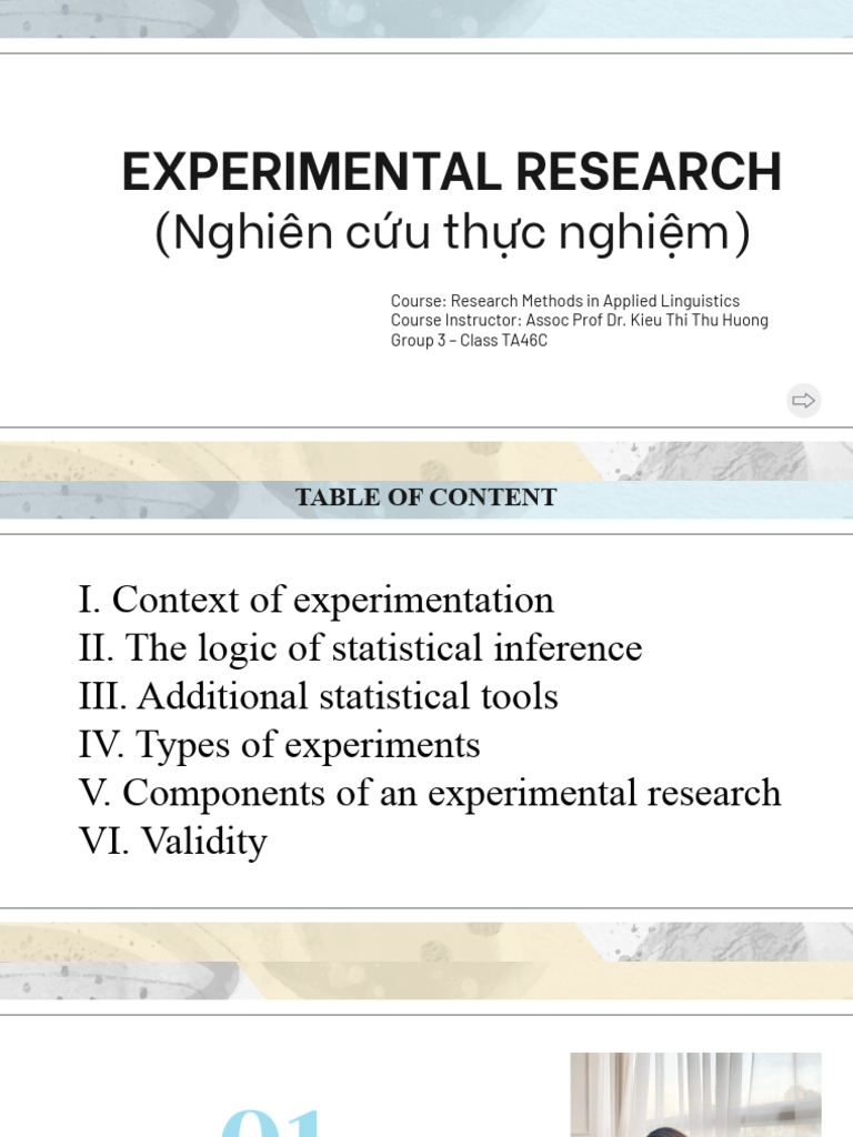 [GROUP 4] Experimental Research Method | PDF