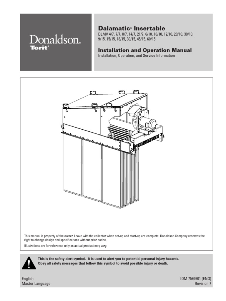 Dalamatic Insertable DLMV ENG IOM | PDF | Crane (Machine)