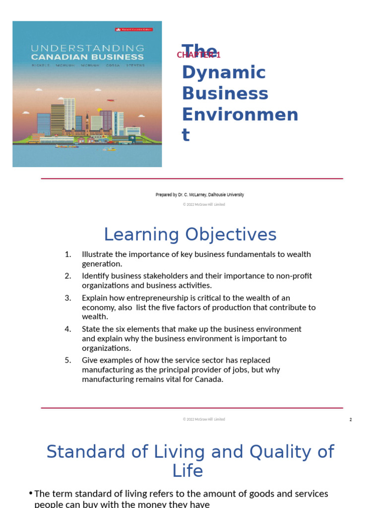 The Dynamic Business Environment A2L | PDF | Climate Change ...