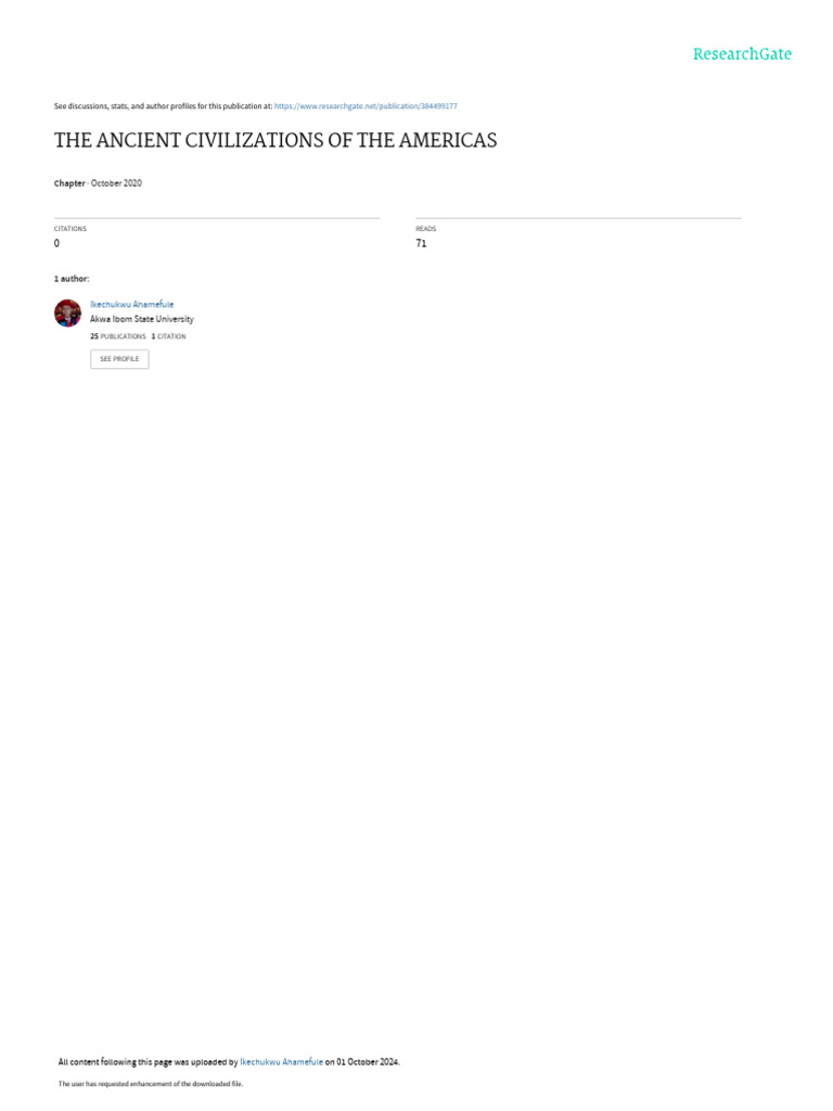 The Civilizations of The Americas | PDF | Maya Civilization | Inca Empire