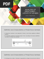 Module 7 - Method of Members | PDF | Truss | Force