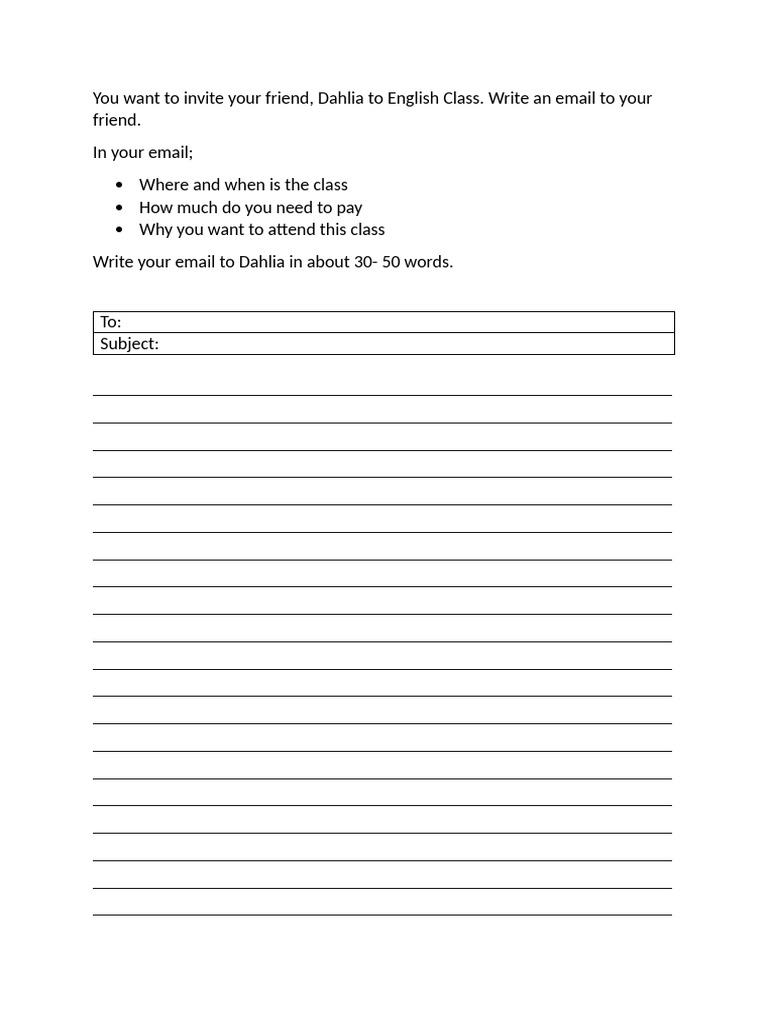 You Want To Invite Your Friend | PDF