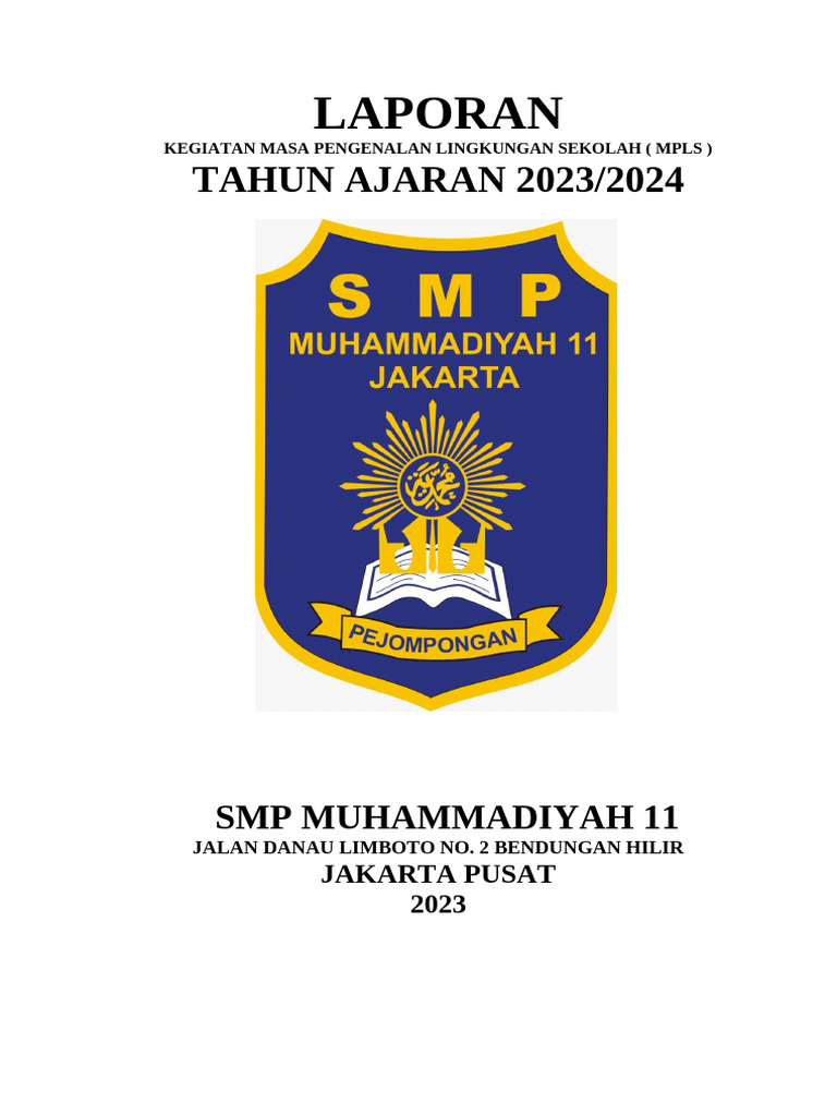 LAPORAN MPLS 2023 | PDF