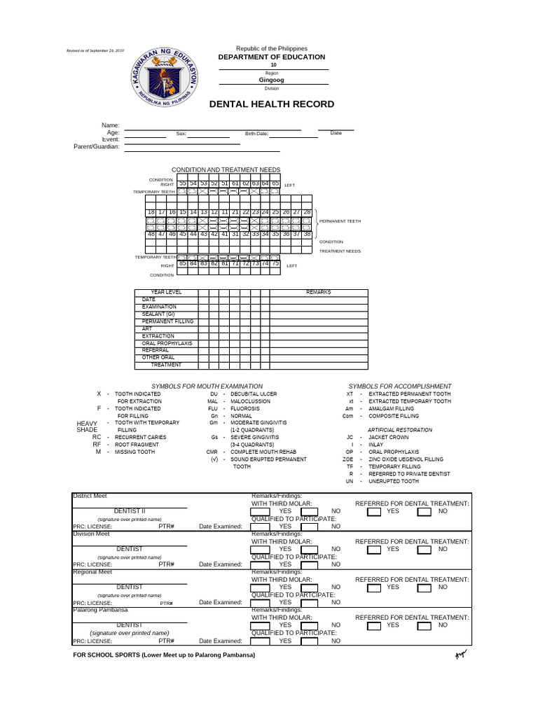 2020 Dental-Certificate | PDF | Dentist | Tooth