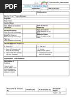 Lab Incident Report Template | PDF