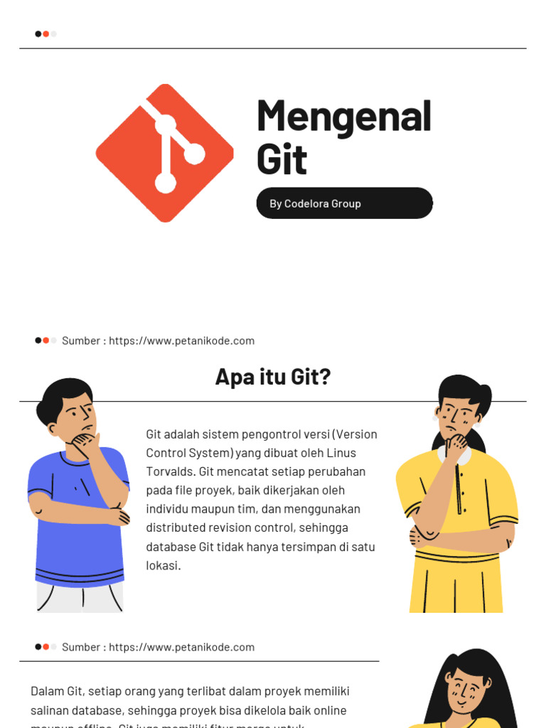 Tutorial Git #01 Apa itu Git dan Kenapa Penting Bagi Programmer | PDF