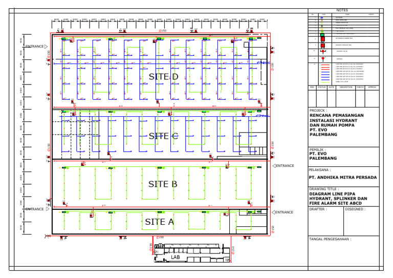 Layout Abcd (Hidrant, Fire Alrm) | PDF | Building Automation ...