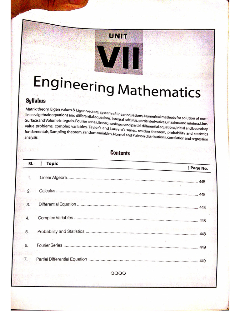 MADE EASY ESE PYQ Engg Maths | PDF