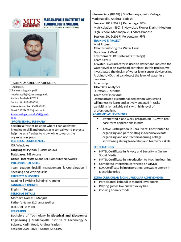 my resume | PDF | Internet Of Things | Computing