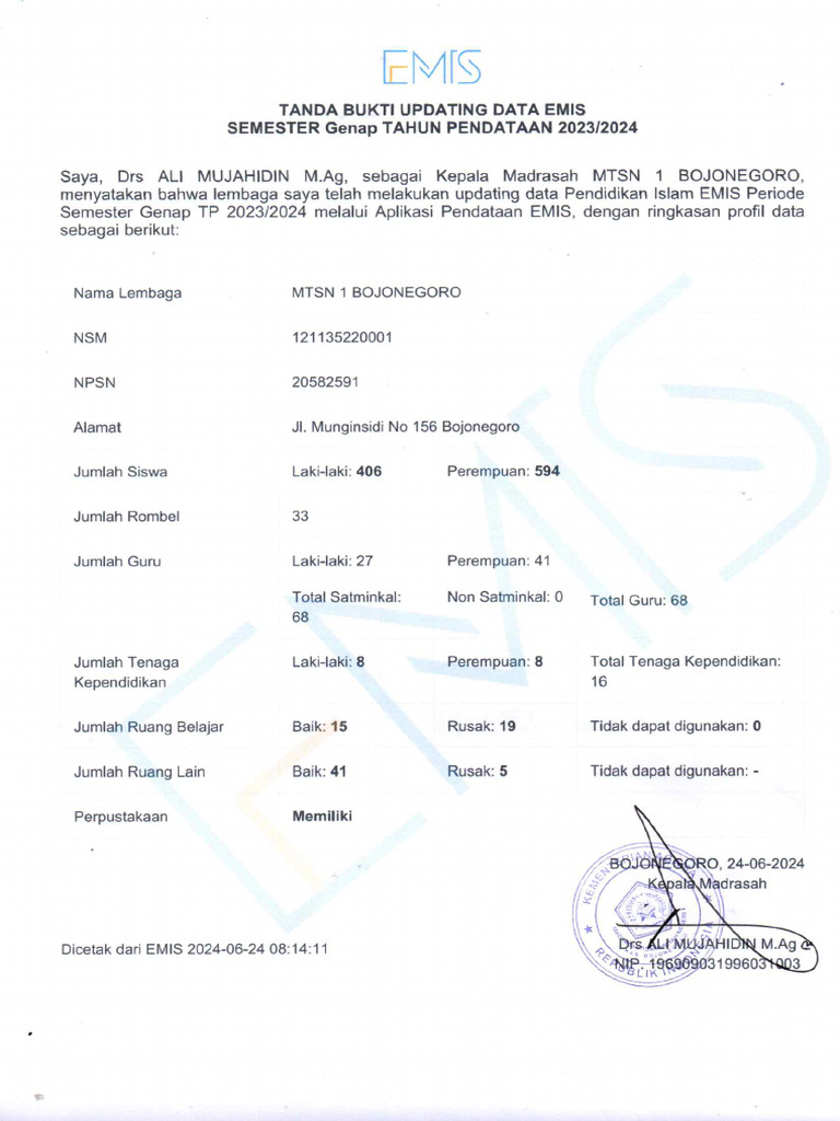 Bap Emis Genap 2023_ 2024 | PDF