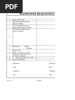 HR Service Request Form | PDF