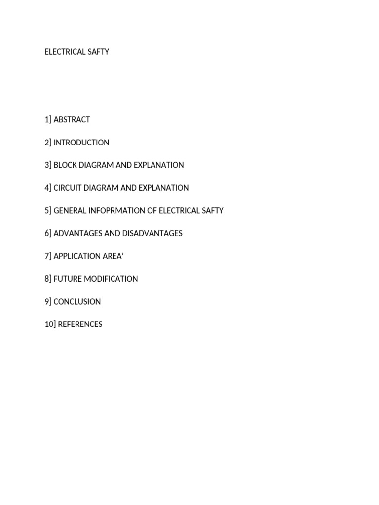 Electrical Safty | PDF | Electrical Engineering | Electricity