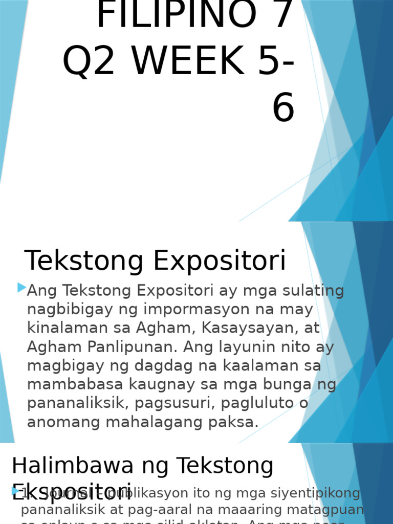 FILIPINO 7 Q2 WEEK 5-6 | PDF