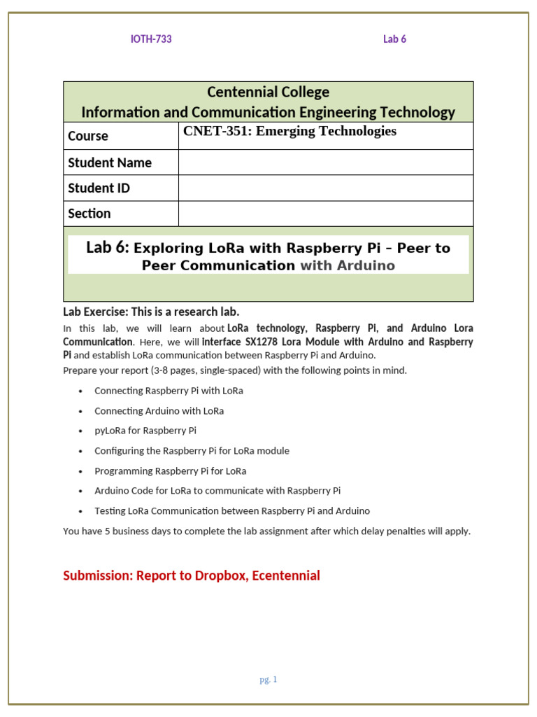LabWorksheet 6-Low Power Wide Network | PDF LabWorksheet 6-Low Power Wide Network | PDF