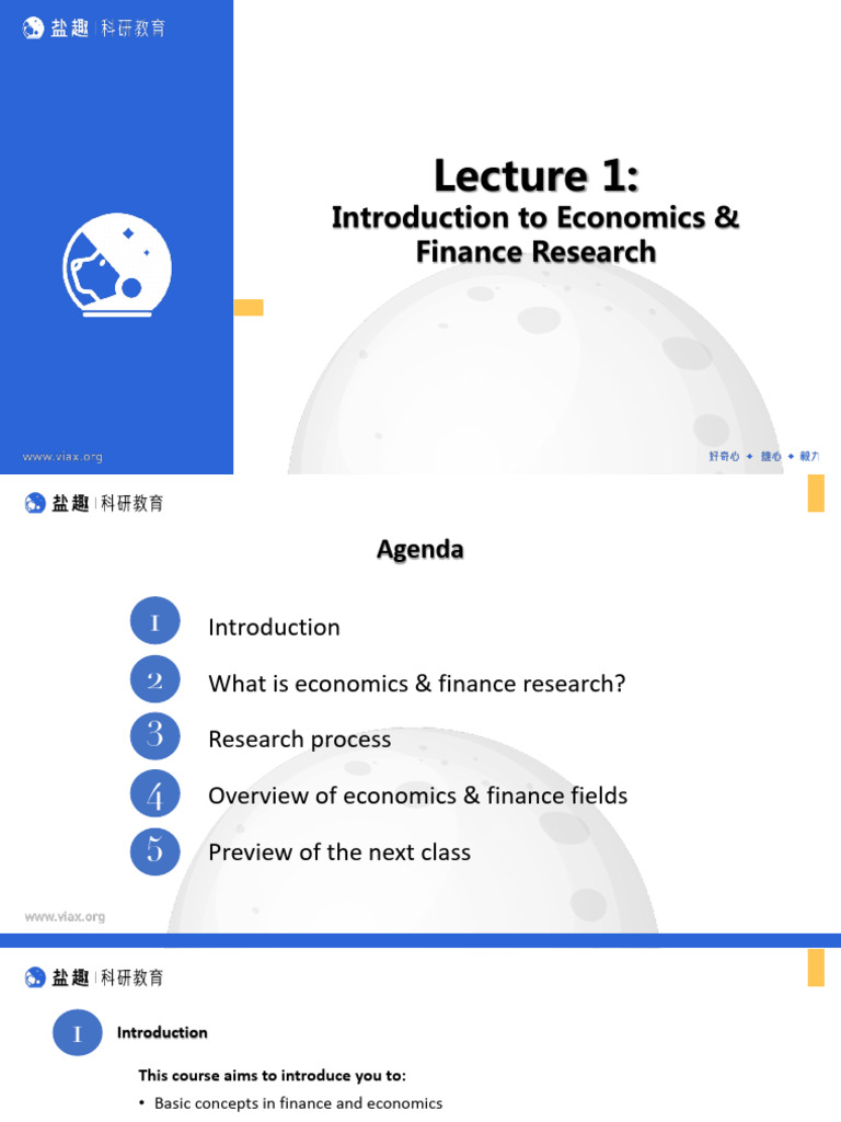 Ritt-Isabel - Lecture 1 | PDF | Economics | Econometrics