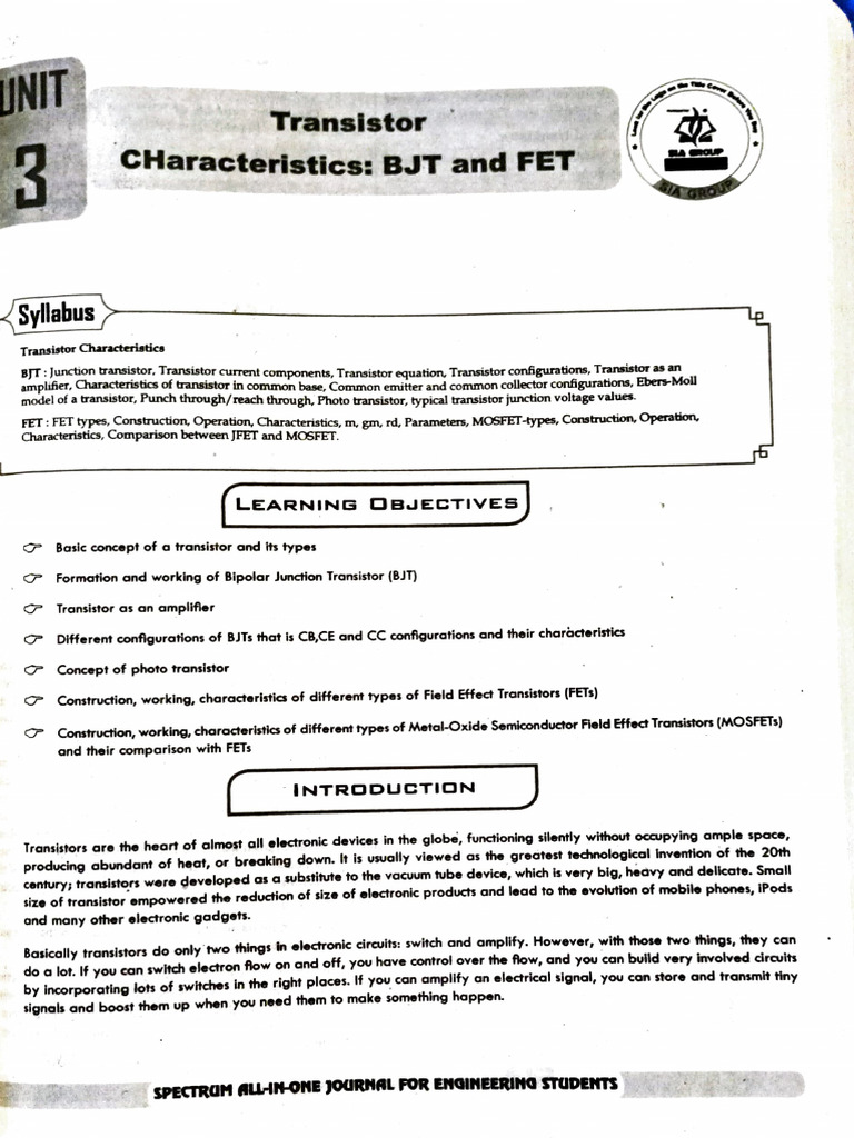 Edc U-3 Important Questions | PDF