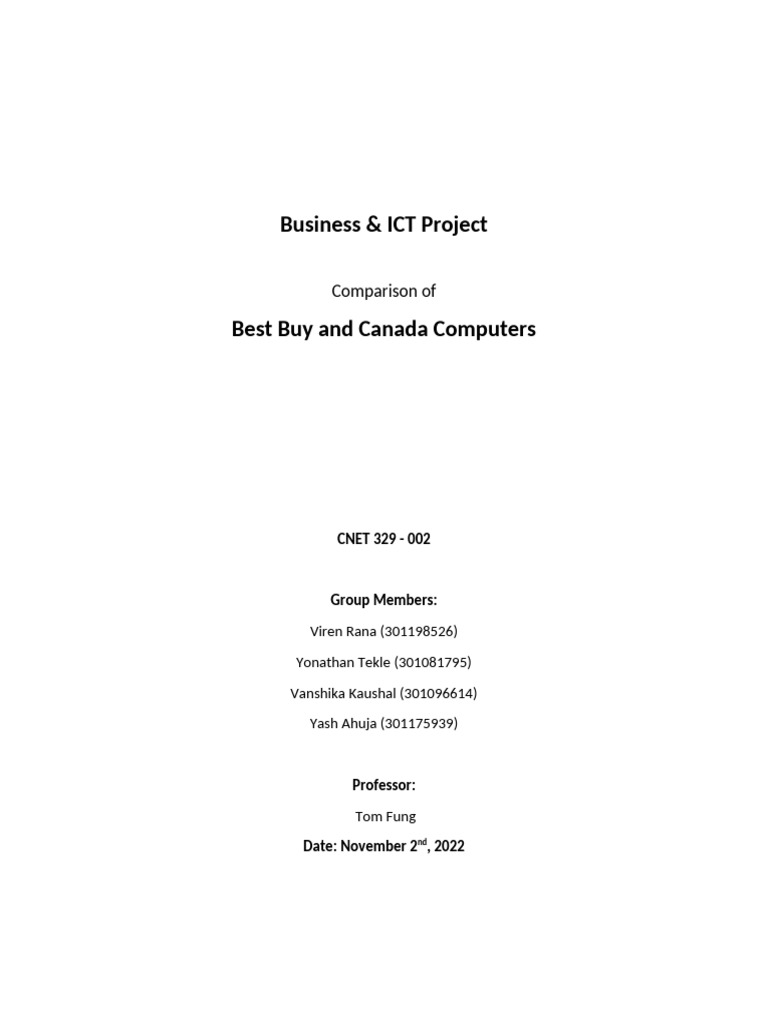 CNET329 Group9 Part B List of Criteria | PDF | Software | Computing