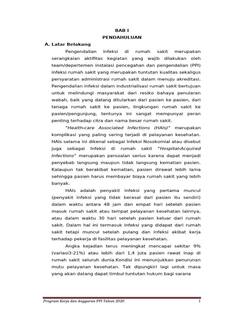 Program Kerja Ppi 2020 - Compress | PDF