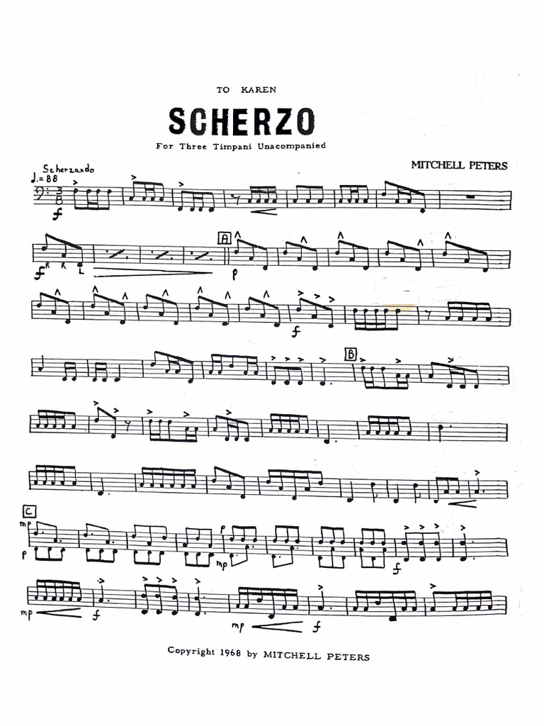 Mitchell Peters_Scherzo | PDF