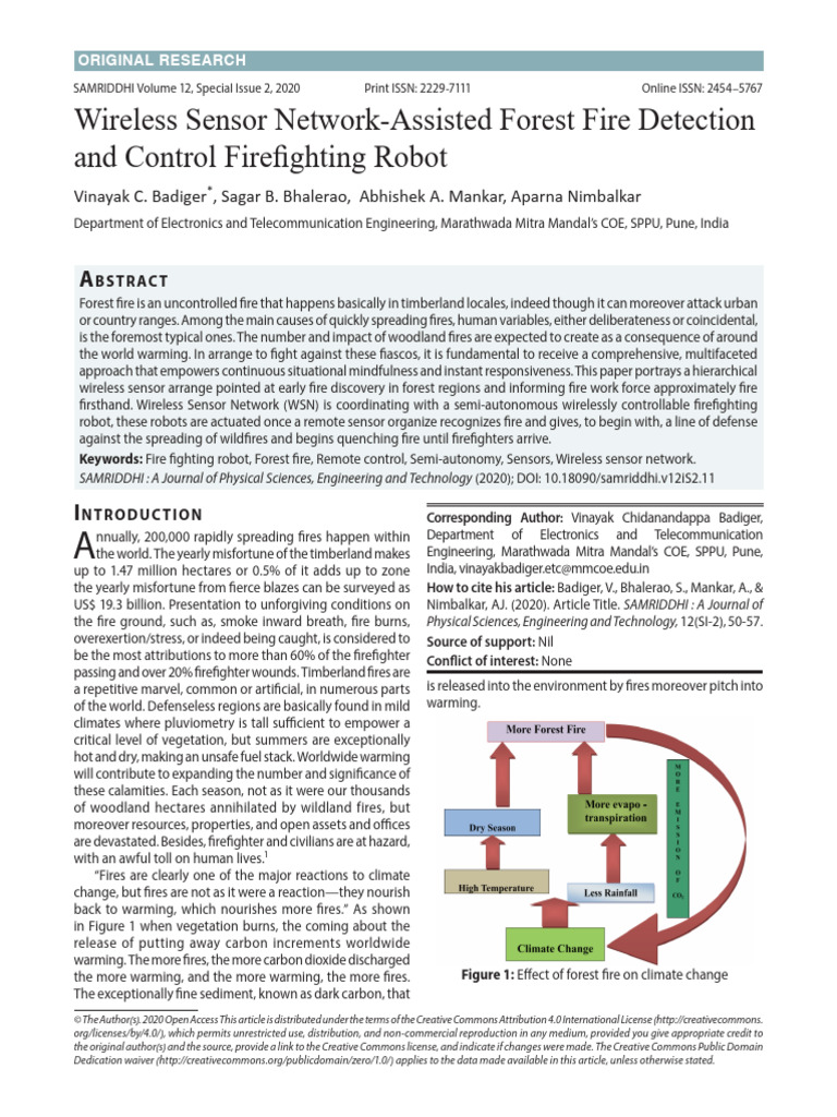 Wireless Sensor Network for Firefighting | PDF | Wireless Sensor Network