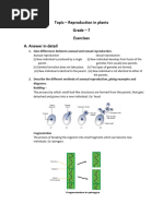 CLASS - 7th SCIENCE, CHAPTER 8 (REPRODUCTION IN PLANTS | PDF | Plant ...