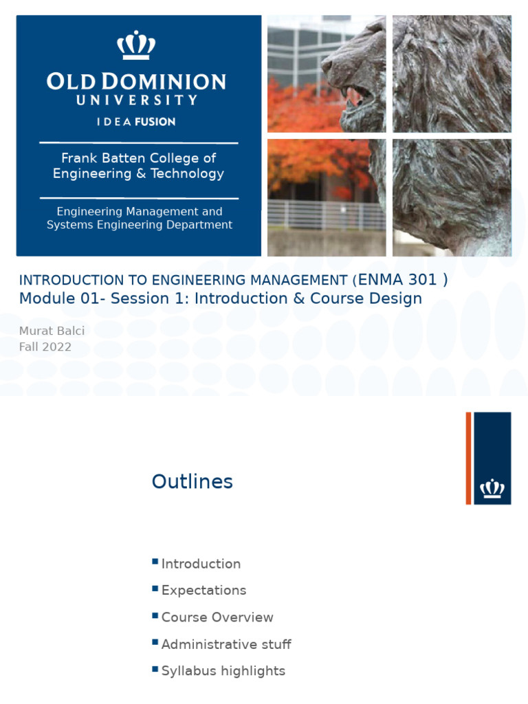 ENMA301 Module1 Session 1 | PDF