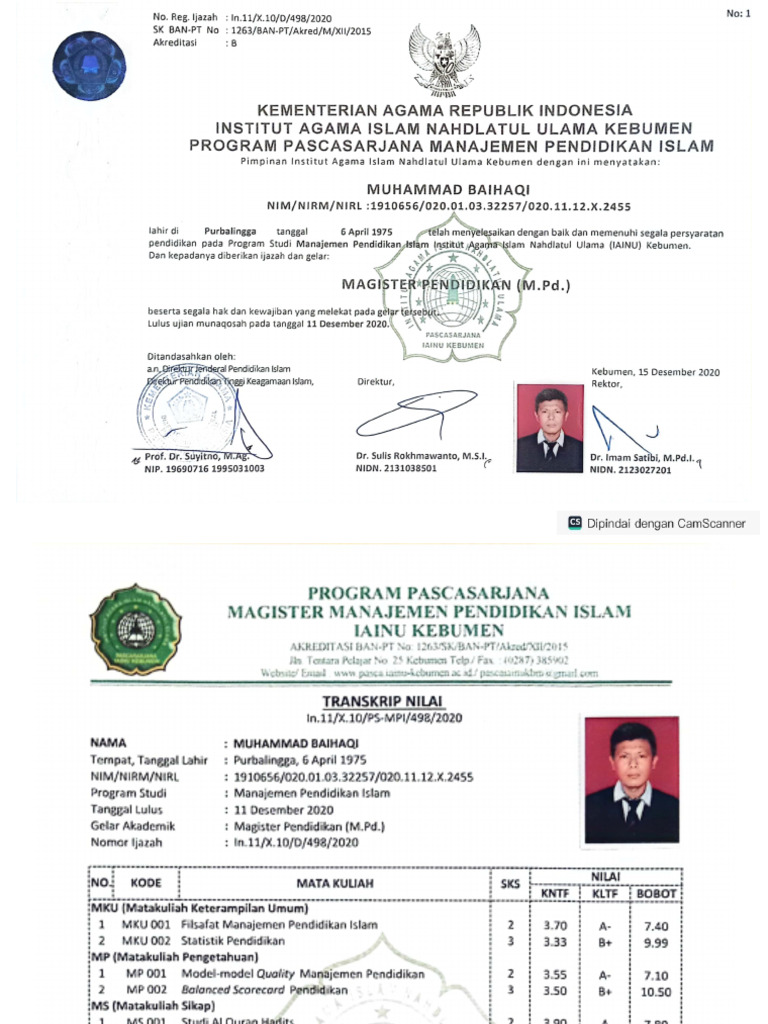 Ijazah S2 | PDF