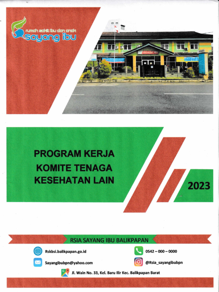 Program Kerja Komite Nakes Lain | PDF