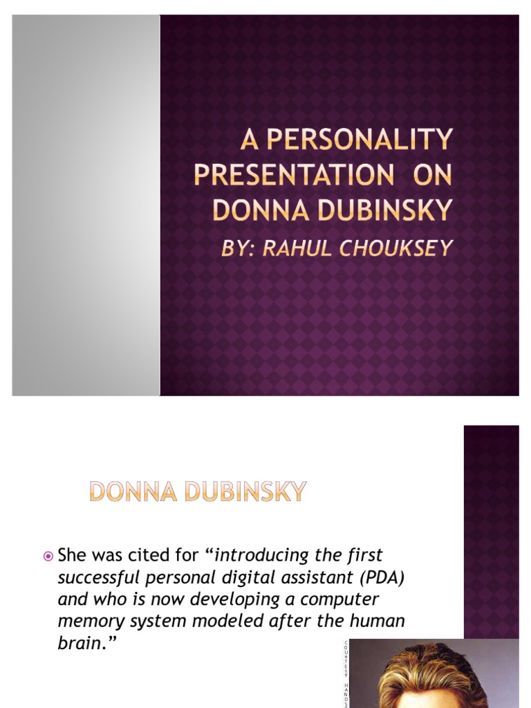 Donna Dubinsky: Biography & Net Worth | PDF | Career & Growth | Social ...