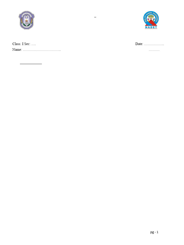 Math ws8 Term1 Class1 19 20 10 9 19 | PDF | Mathematics | Elementary Geometry