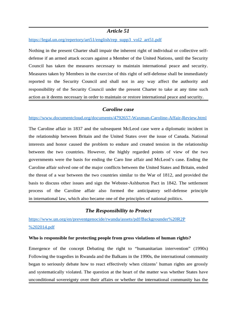 Compendium Respondent Side Final | PDF | Responsibility To Protect ...