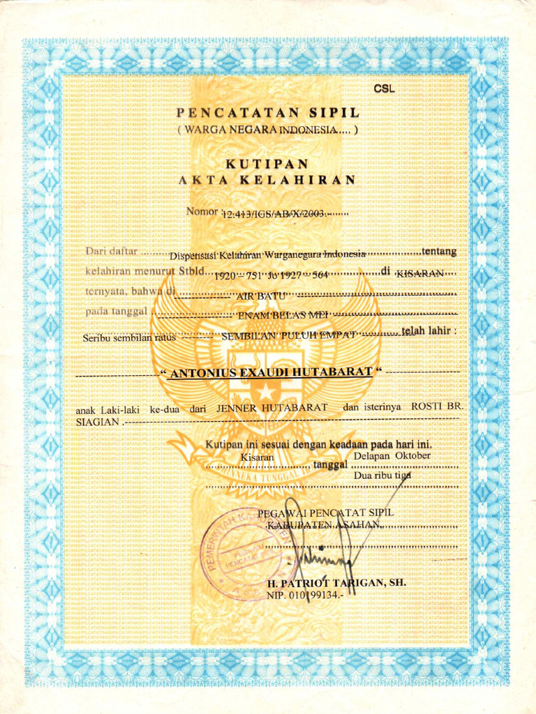 Akta Nikah | PDF