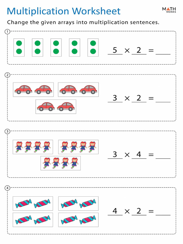 Worksheet Multiplication Grade 2 | PDF