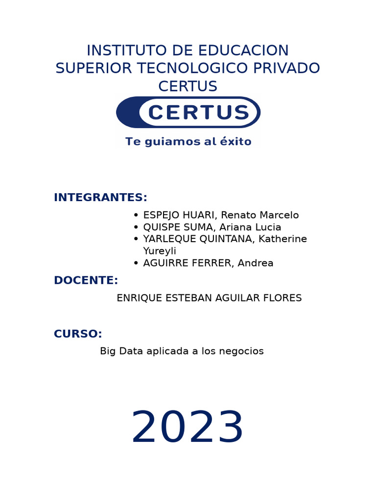 Big Data Aa1 (1) . | PDF | Big Data | Inflación