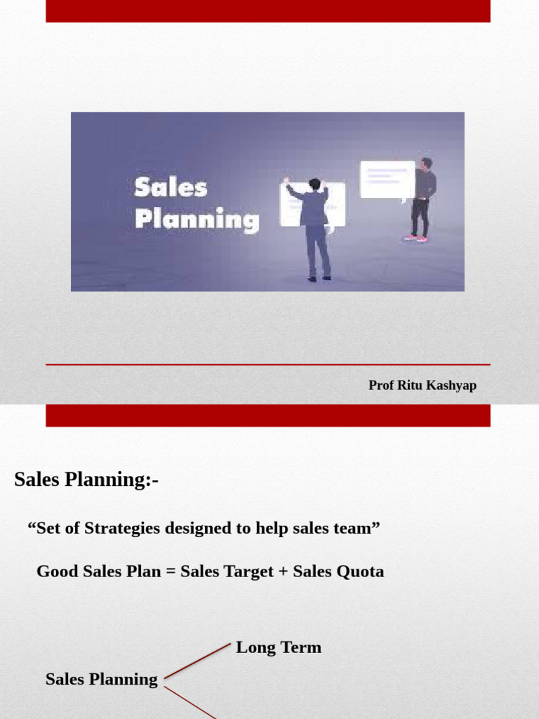 Sales Planning PPT | PDF