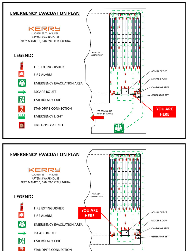 Evac Plan | PDF | Emergency Evacuation | Hazards