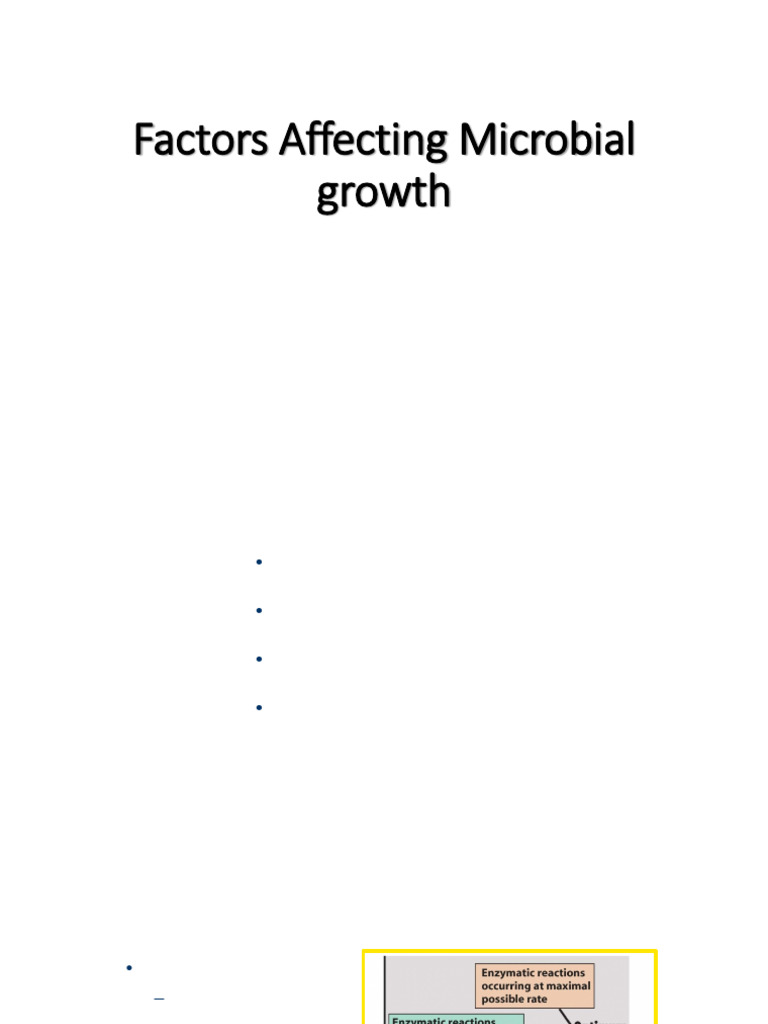 Factor Affecting Microbial Growth - PPT - 2 | PDF