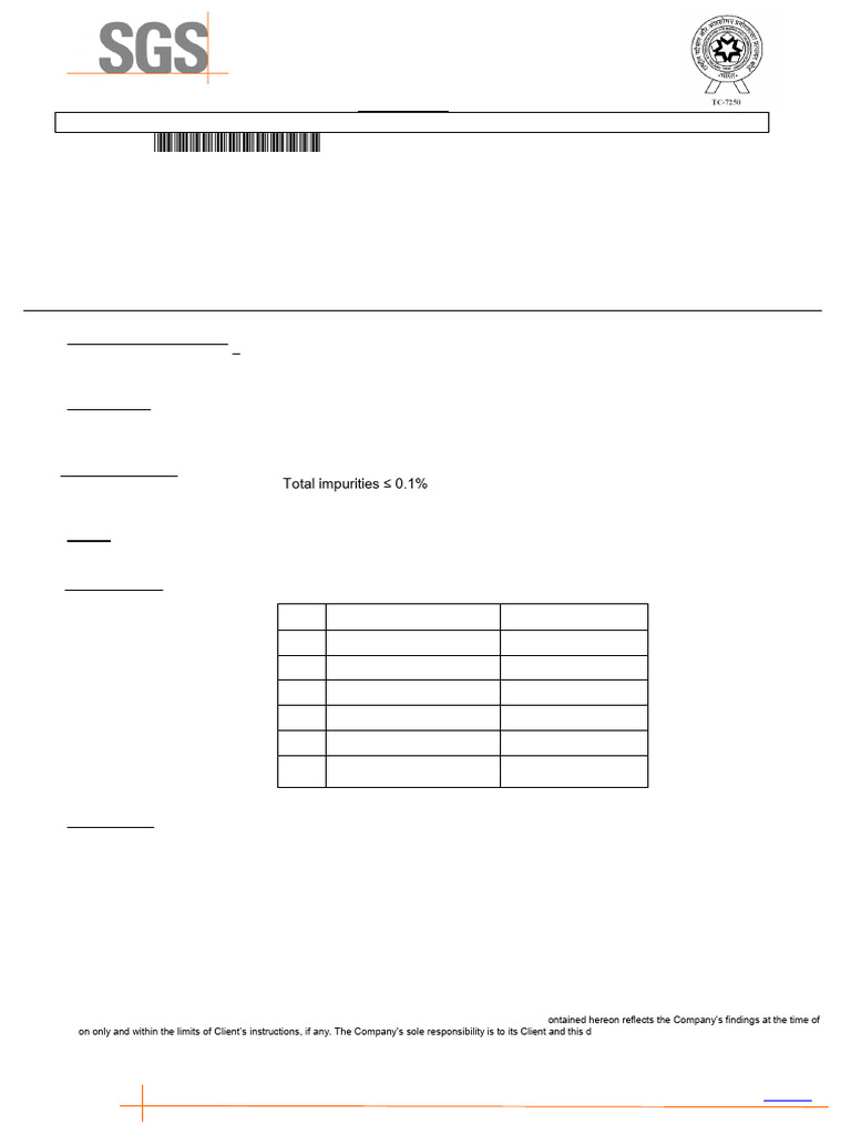 4D Hinge Salt Spray Test Report | PDF | Chemical Processes | Materials